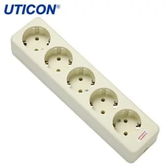 Jual UTICON STOP KONTAK ARDE / TERMINAL KUNINGAN/ COLOKAN LISTRIK - 5 Lubang | Shopee Indonesia