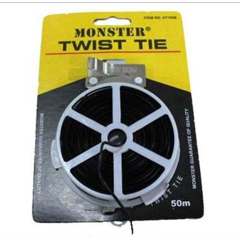 Jual Monster Twist Tie 500m kabel tali kawat pengikat kabel harga ...