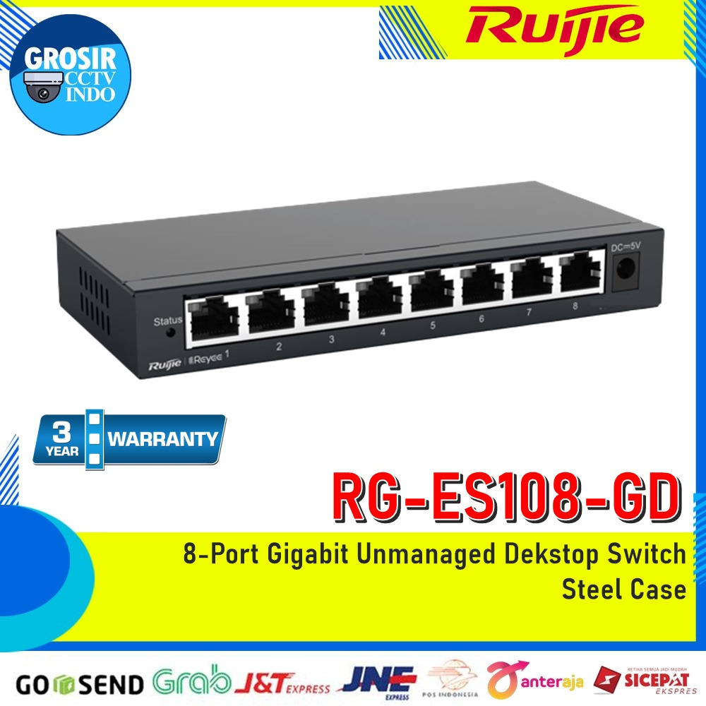 Jual RUIJIE 8port Desktop Switch GCI | Shopee Indonesia