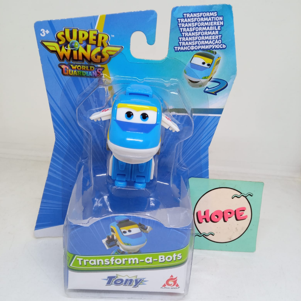 Jual Super Wings Mini Transform a Bots Tony Original Auldey | Shopee ...