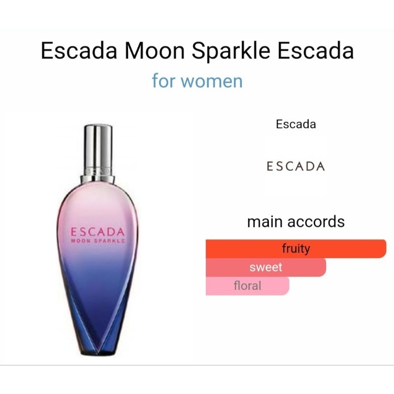 Jual Parfum Escada Moon Sparkle(Extrait de perfume).For Women.by Rohmah ...