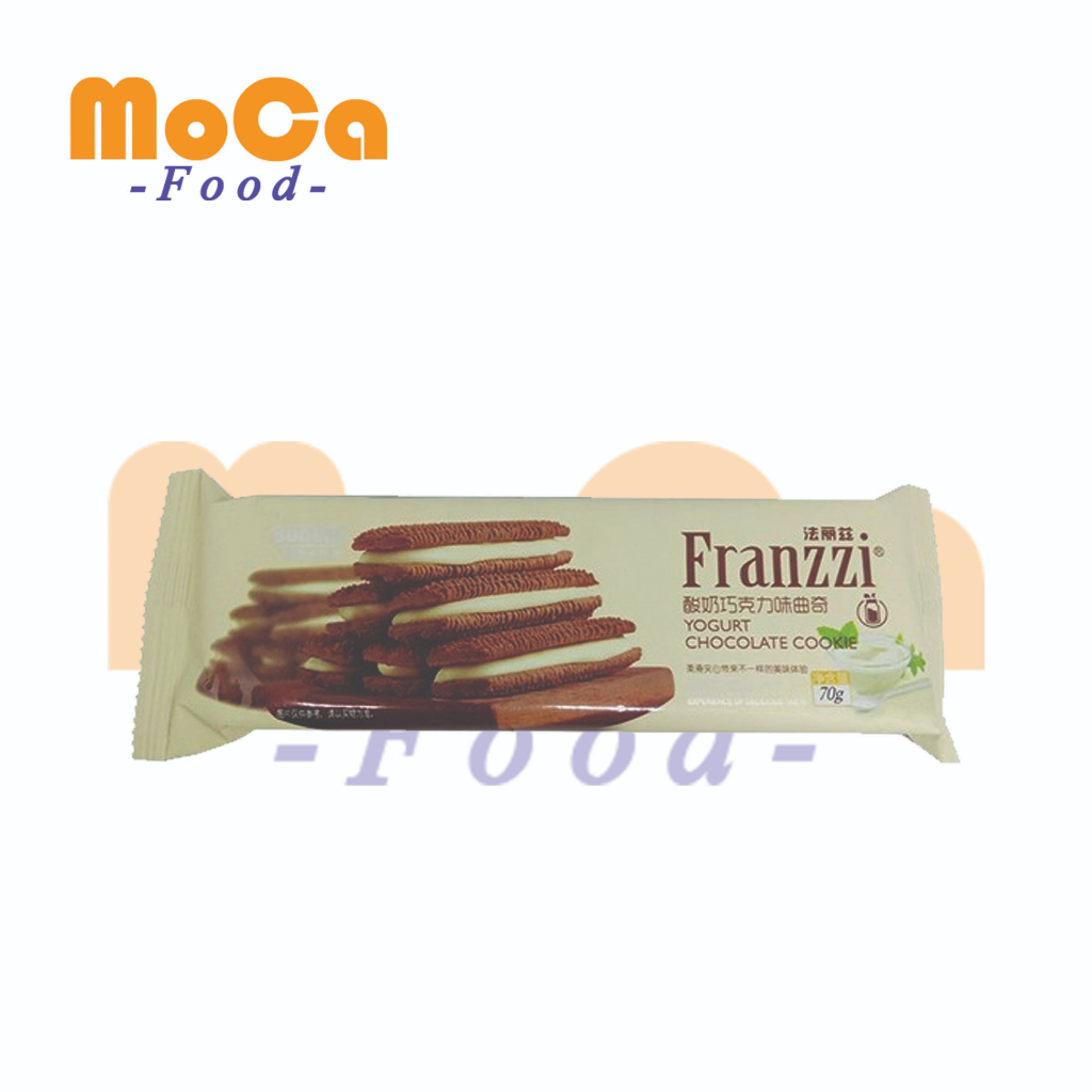 Jual Franzzi Sunssi Cookies Cream lady finger/ Biskuit Krim (70gr ...