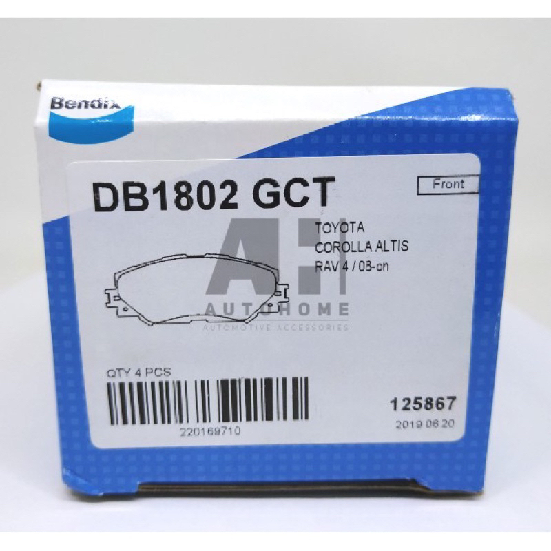 Jual Kampas Rem Depan Toyota Voxy 2017+ - BENDIX Brake Pad DB 1802 | Shopee Indonesia
