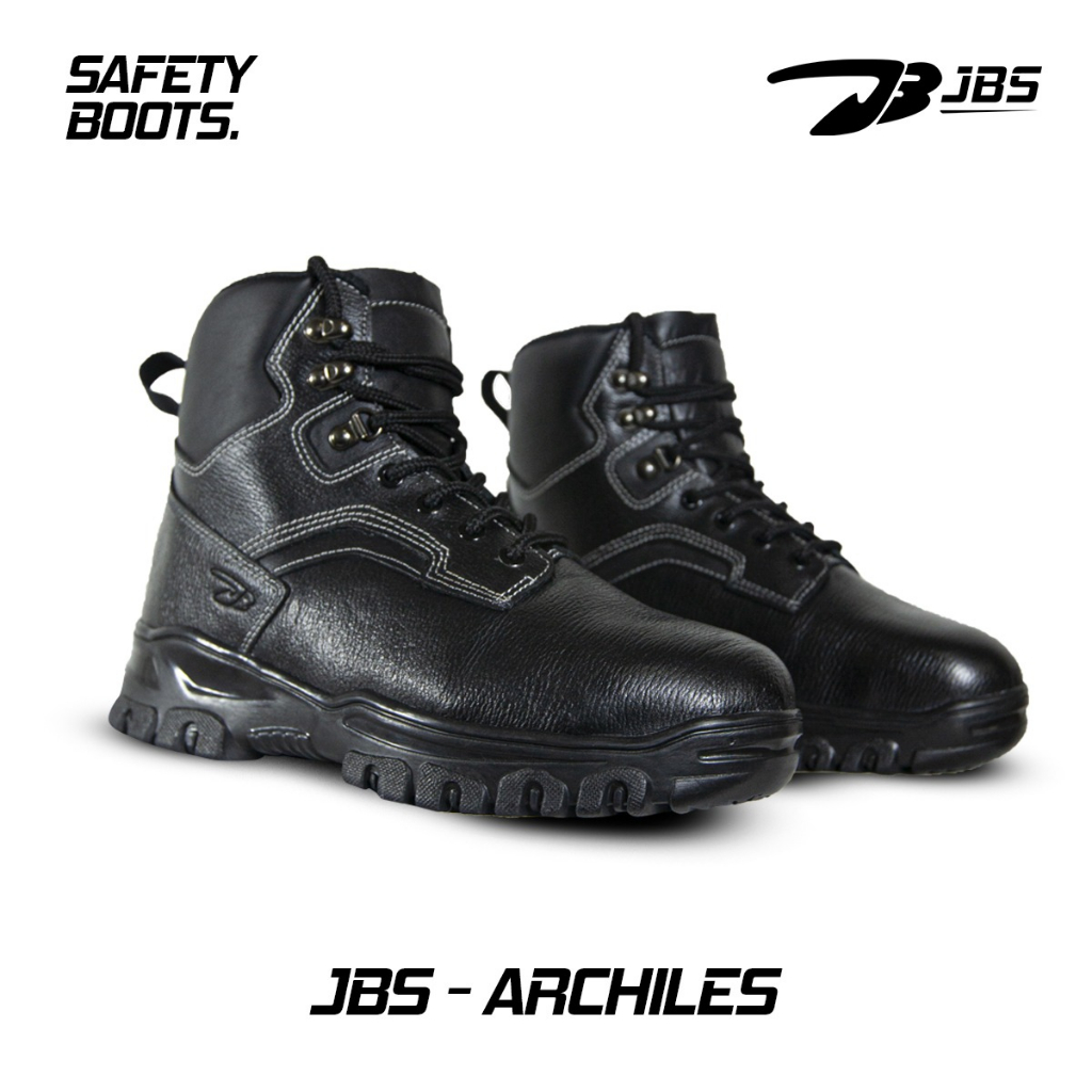 Jual SEPATU SAFETY BOOTS JBS ARCHILES SEPATU UJUNG BESI KULIT ASLI ...