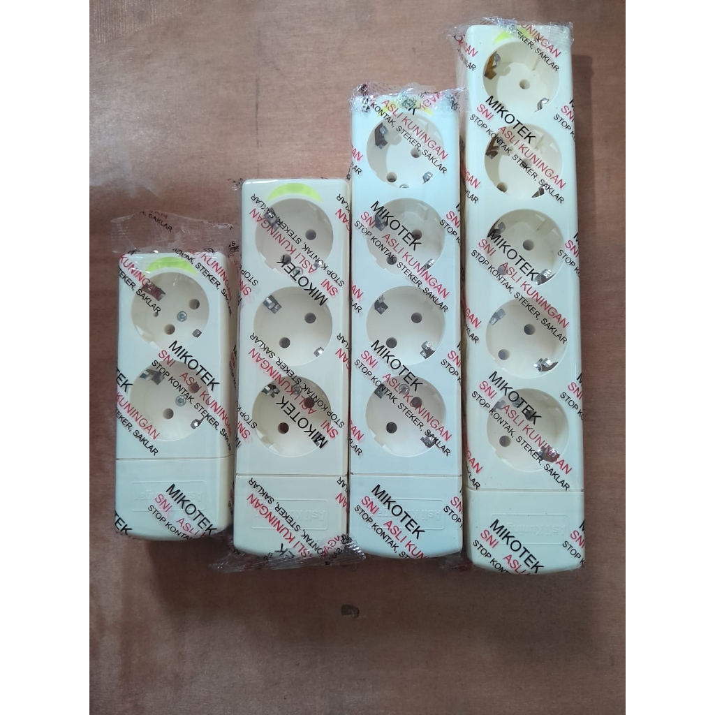 Jual Stop kontak Seri S TANPA KABEL TERMURAH Mikotek / Stop Kontak ...