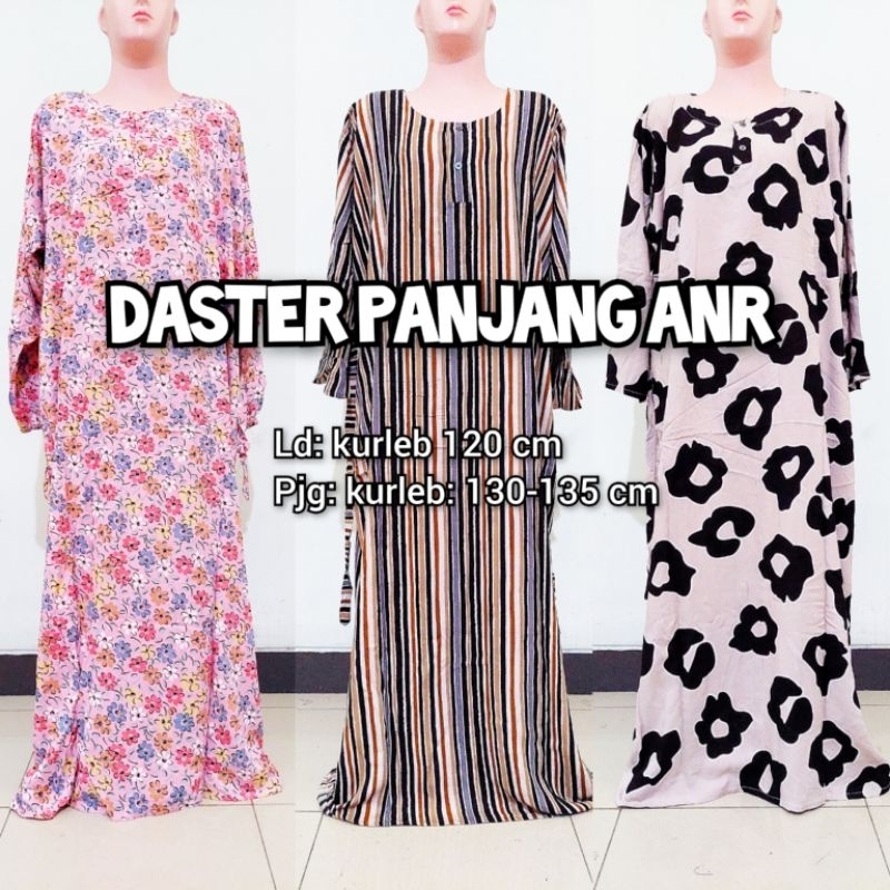 Jual (PART 2) DASTER GAMIS LENGAN PANJANG MOTIF KEKINIAN VIRAL MUSLIM RAYON PREMIUM JUMBO BUSUI ...