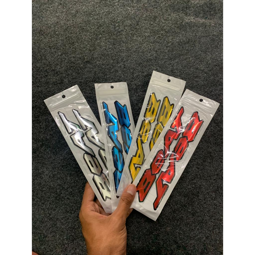 Jual 2 PCS EMBLEM BEAT STICKER TIMBUL STIKER MOTOR LOGO BEAT 3D TIMBUL ...