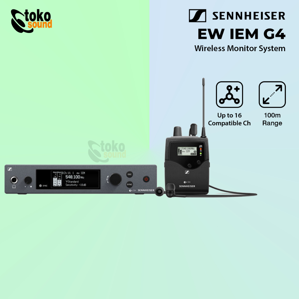 Jual Sennheiser EW IEM G4 - Wireless In Ear Monitoring System Original ...