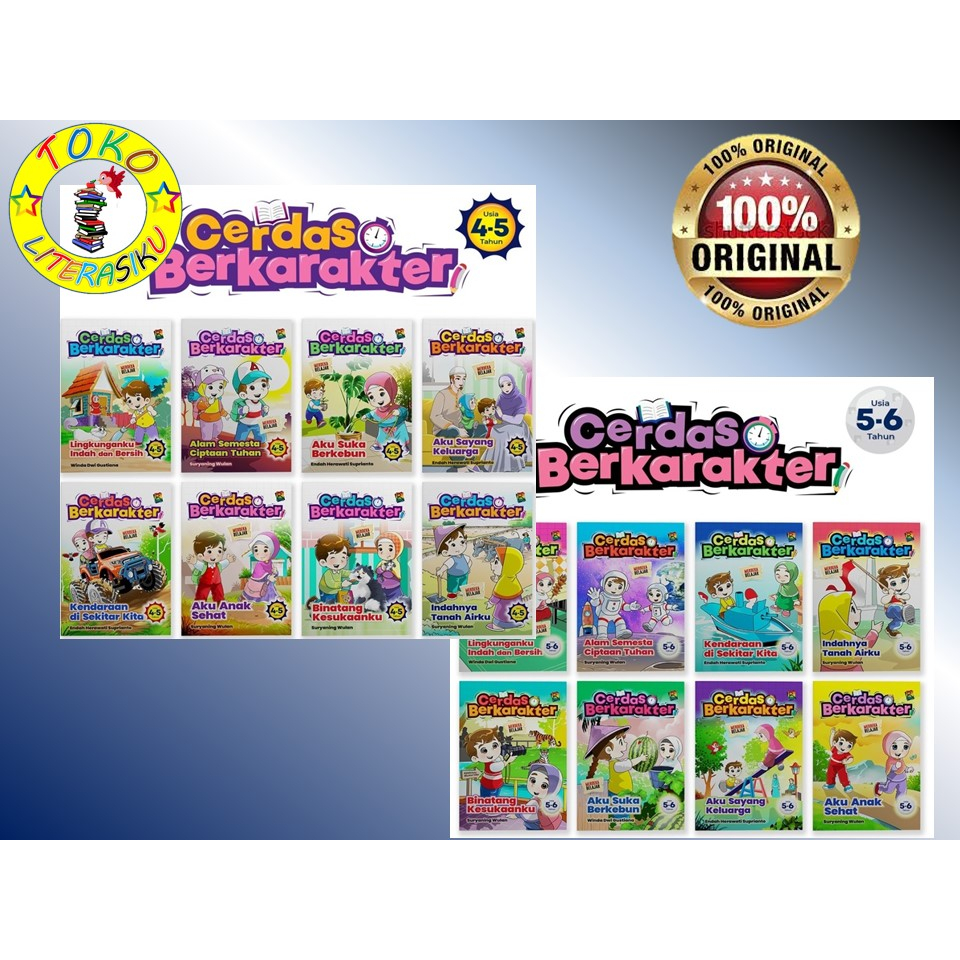 Jual Buku Pelajaran TK/PAUD Merdeka Belajar - Paket Cerdas Berkarakter ...