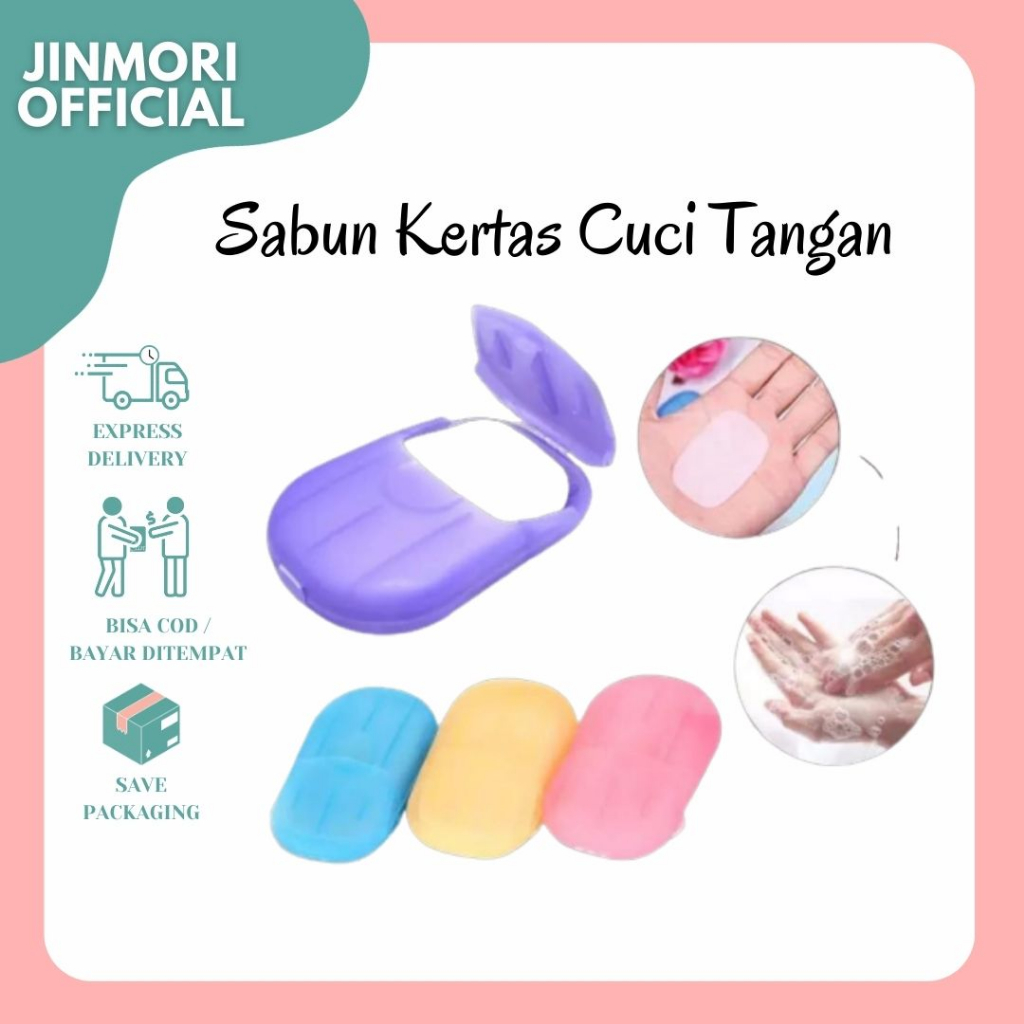 Jual JM - Disposable Hand Washing Tablet Travel Carry Toilet Soap ...