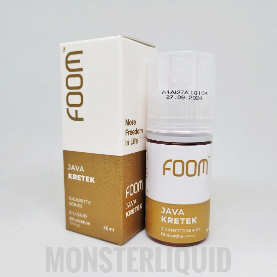 Jual SALT JAVA KRETEK SERIES BY FOOM LAB 30MG 30ML | Shopee Indonesia