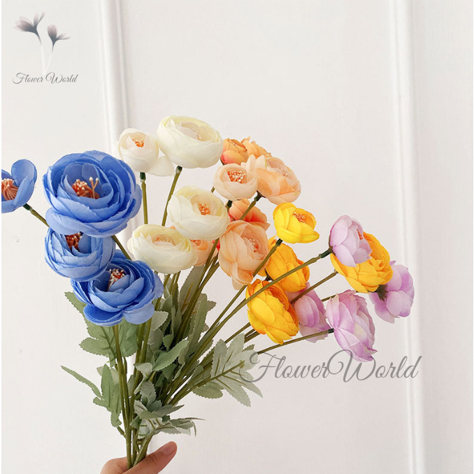 Jual [FlowerWorld]Artificial Bunga Lotus 4 Cabang Bunga Palsu Plastik ...