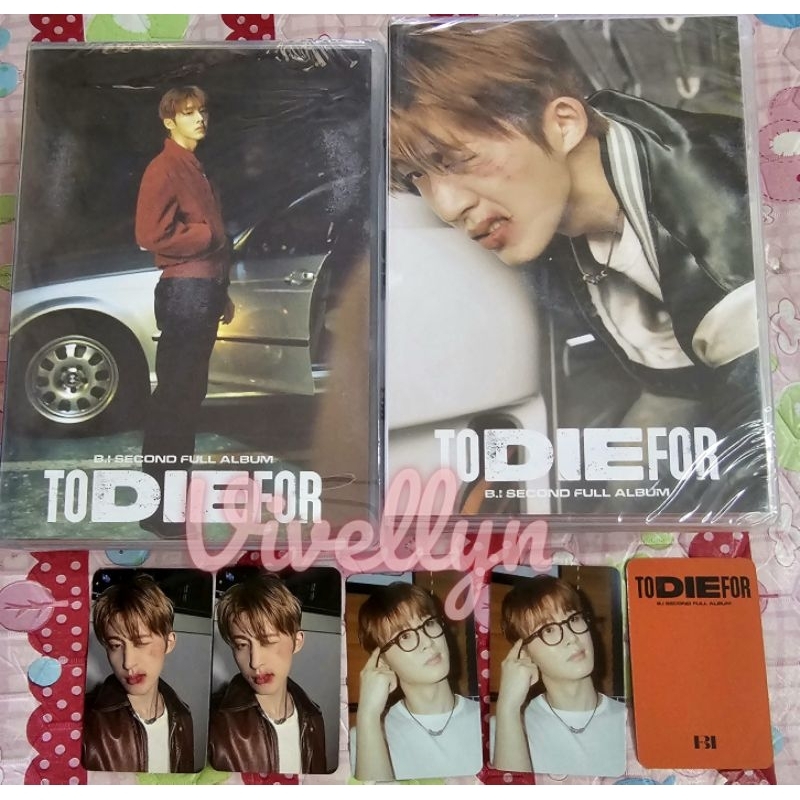 Jual (READY) B.I Hanbin new album TO DIE FOR sealed + Photocard POB ...