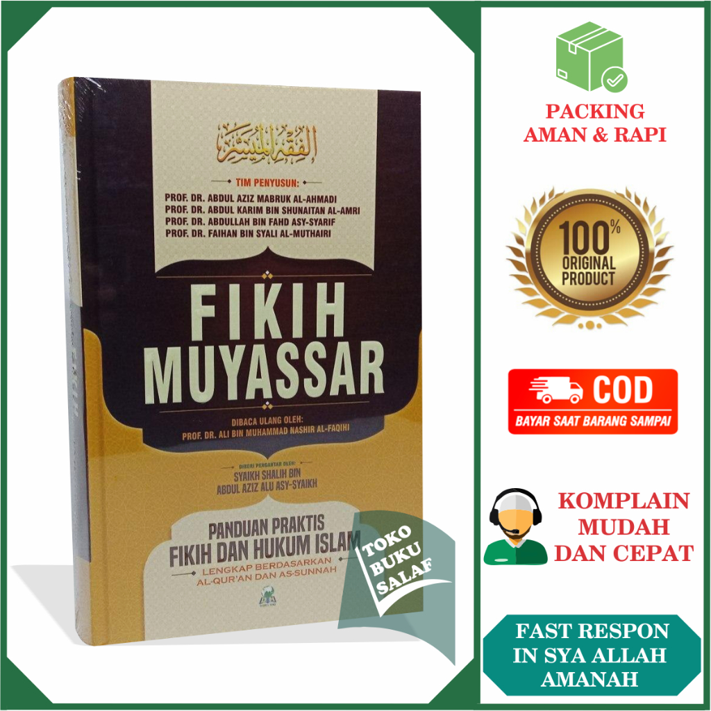 Jual Fikih Muyassar Panduan Praktis Fiqih dan Hukum Islam Lengkap Berdasarkan Al-Quran dan As ...