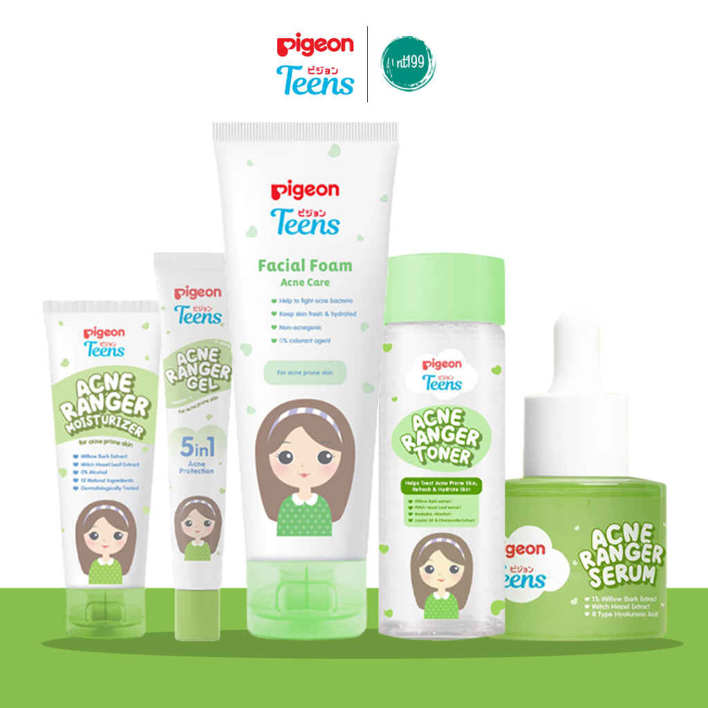 Jual Pigeon Teens Acne Ranger Series I Gel Toner Moisturizer Facial ...