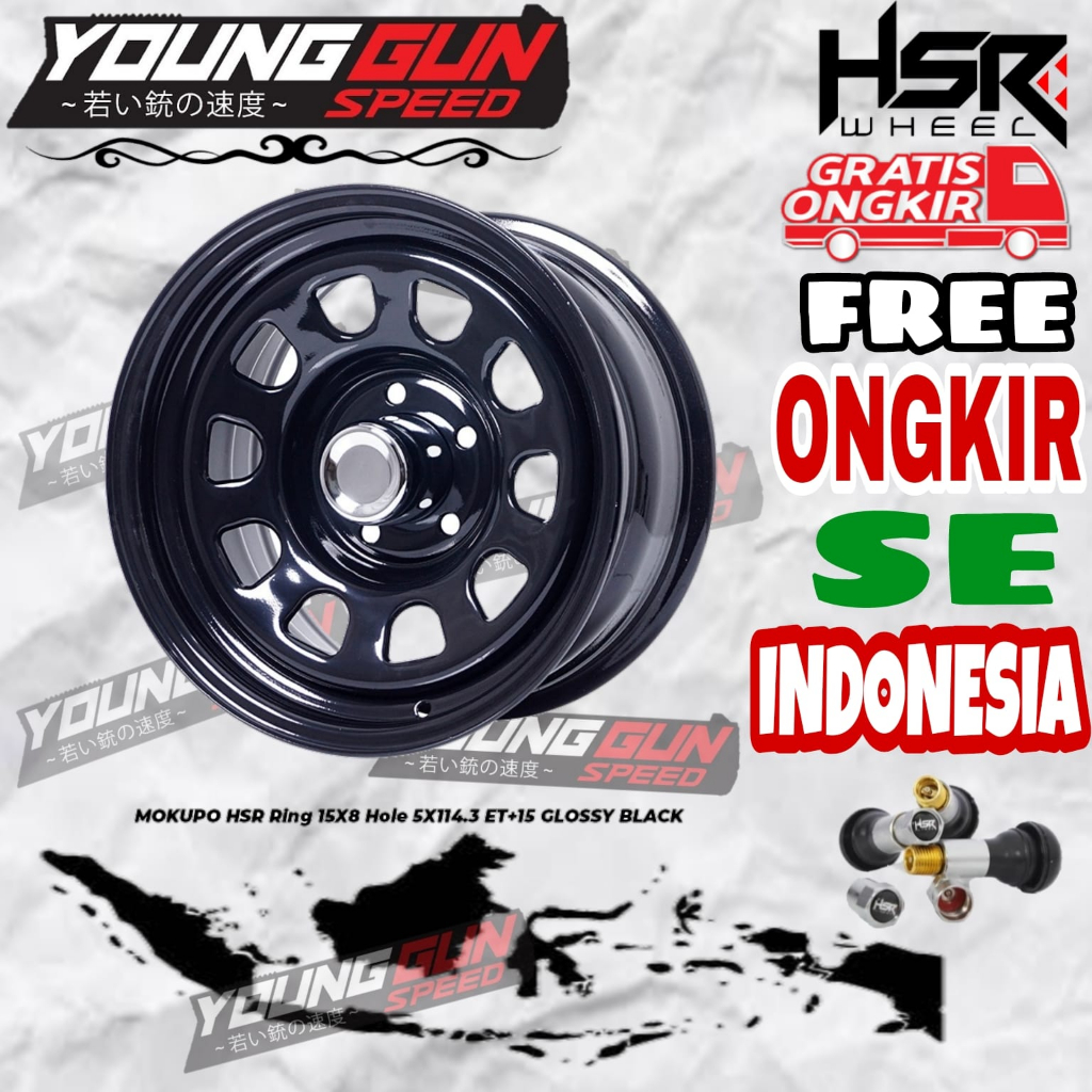 Jual Velg Mobil Offroad Daytona Ring 15 HSR MOKUPO Velg R15 Taruna ...