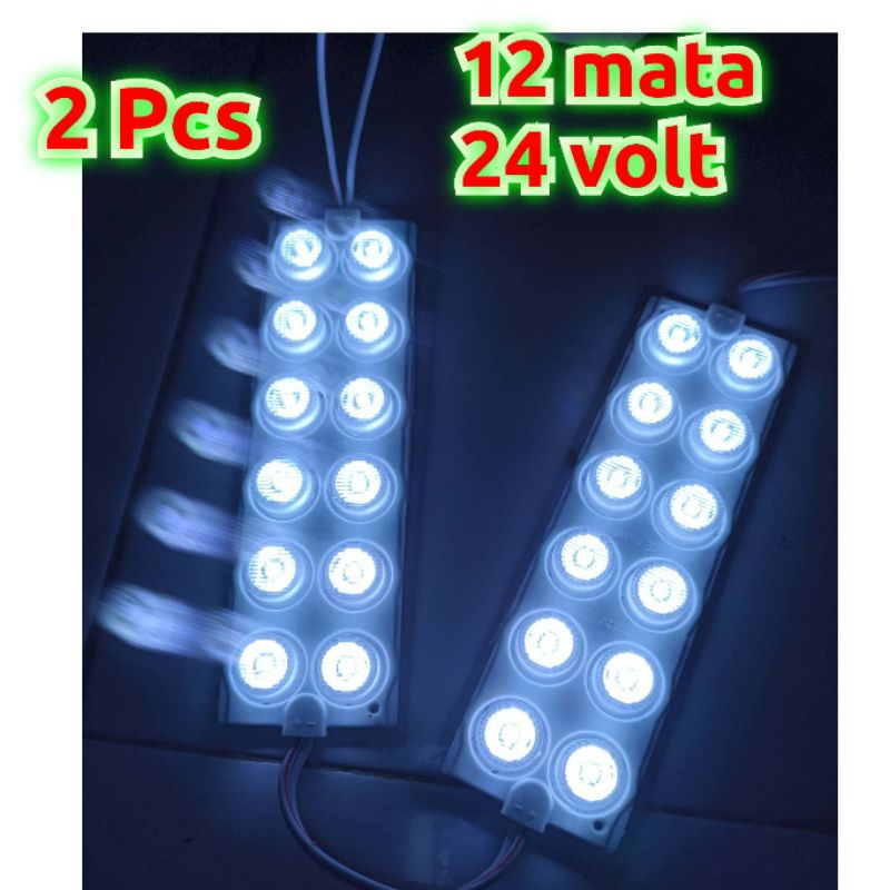 Jual isi 2 pcs lampu LED bak truk LED kolong truk 24 volt Led 12 mata 24 volt | Shopee Indonesia