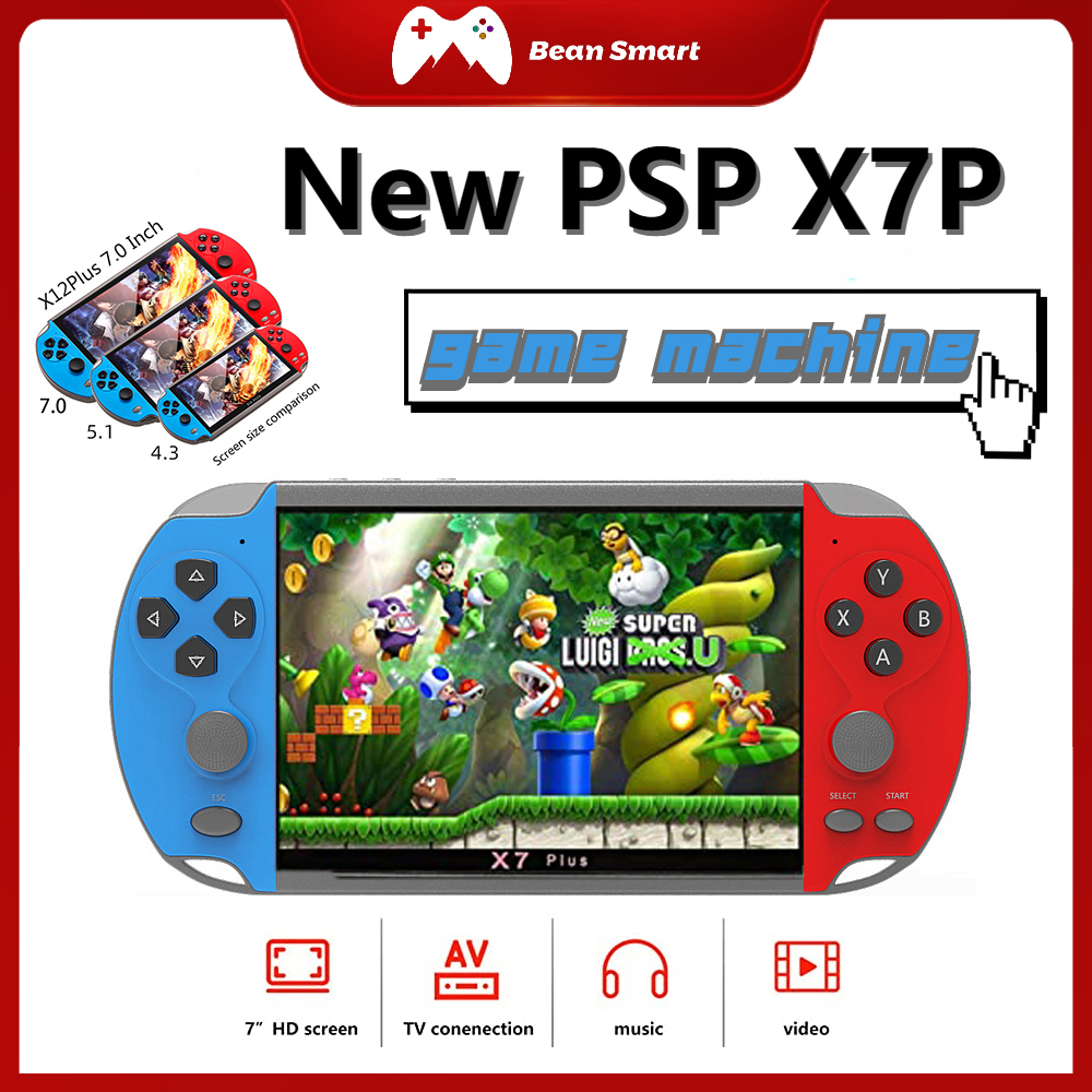 Jual Gameboy Game PSP X7P/X7/X12 Screen Besar 5.1/4.3/7.0 Inch 8G Mp5 ...