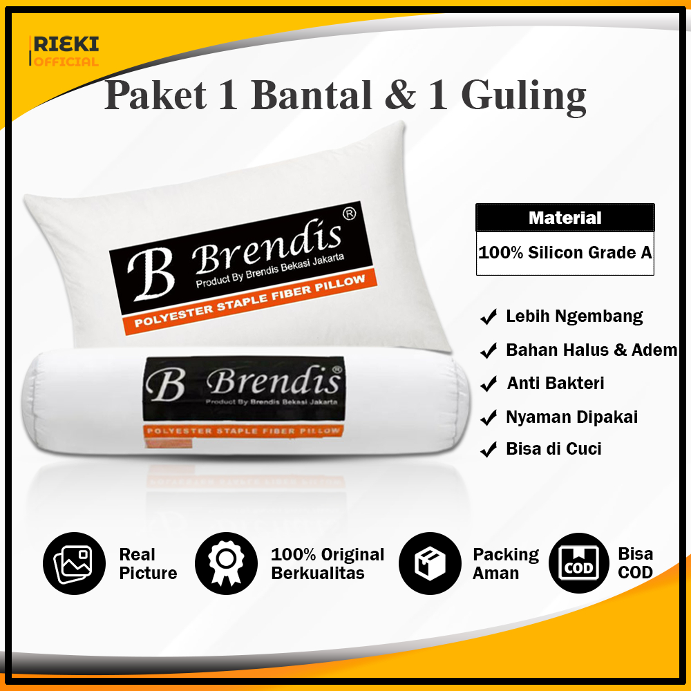 Jual PAKET BUNDLE BANTAL TIDUR DAN GULING HOTEL KEPALA ISI SILIKON SILICON BULU ANGSA BRENDIS ...