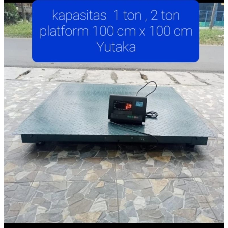 Jual Timbangan Digital Besar 1ton,2ton at form 1mtr x 1mtr Osuka ...