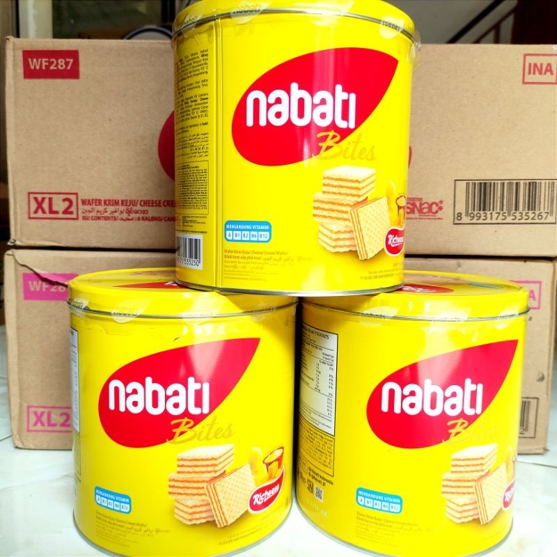 Jual Nabati Wafer Kaleng Bites 300g | Shopee Indonesia
