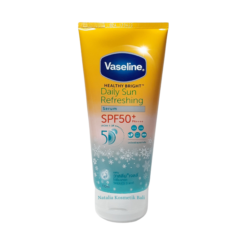 Jual Vaseline Healthy Bright Daily Sun Refreshing Serum SPF 50+ PA ...
