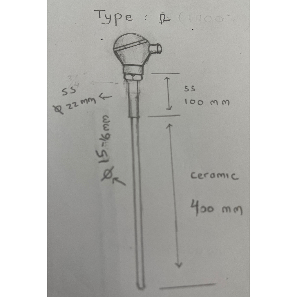 Jual thermocouple type R . | Shopee Indonesia