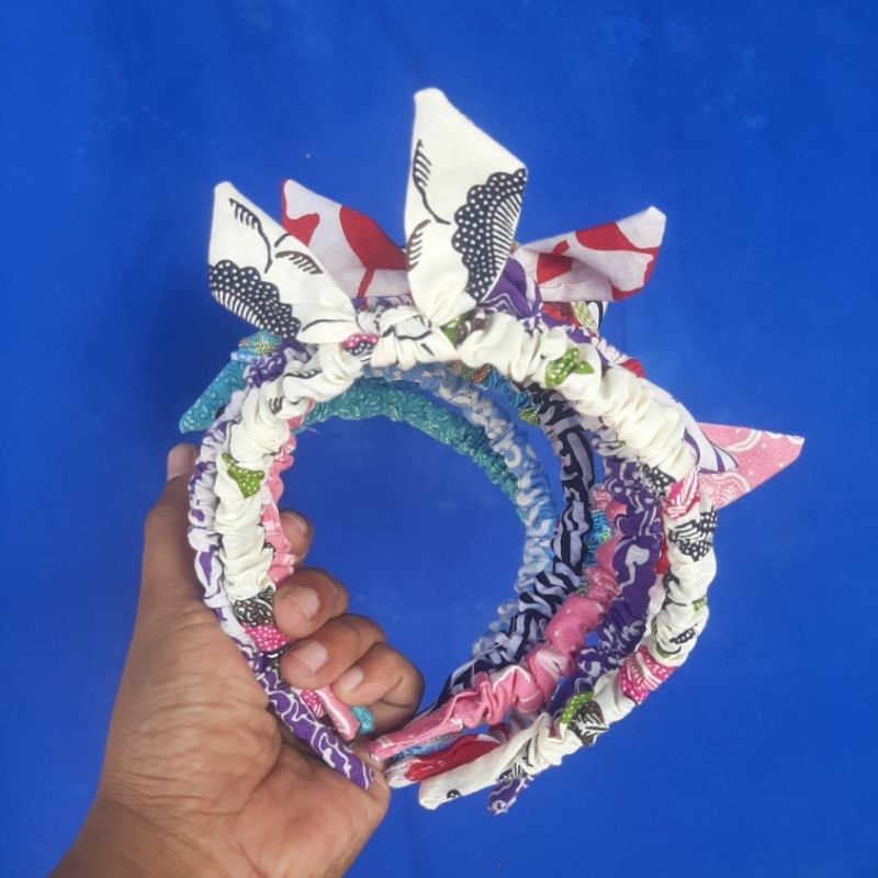 Jual Bando pita batik cantik motif randoom pilih warna | Shopee Indonesia