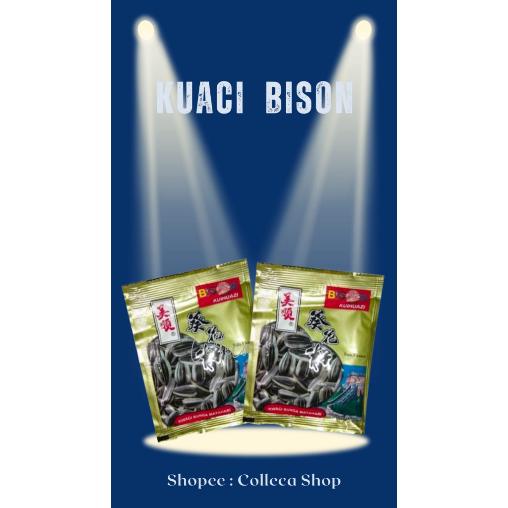 Jual Kuaci Bison 12 gram (1 pack isi 20 pcs) | Shopee Indonesia