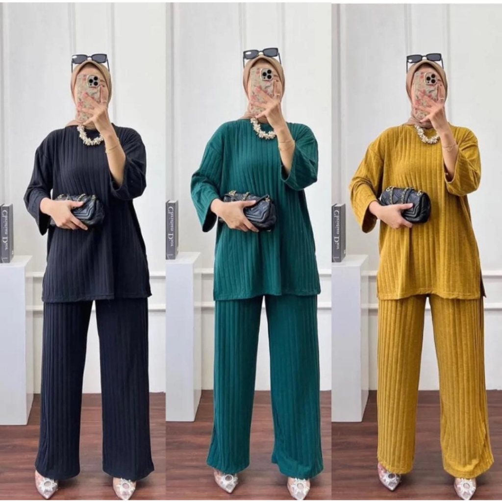 Jual One set knite one set knite hornet one set wanita one set wanita korean style one set ...