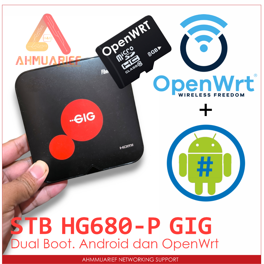 Jual DUAL BOOTING OPENWRT DAN ANDROID - STB HG680P HG680-P HG680 P GIG SET TOP BOX ANDROID TV ...