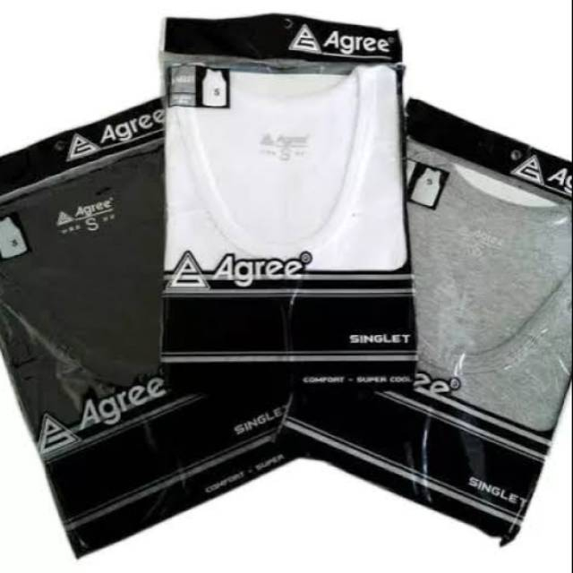 Jual KAOS DALAM SINGLET AGREE SG SA 004 LAKI LAKI DEWASA DALAMAN SEHARI ...
