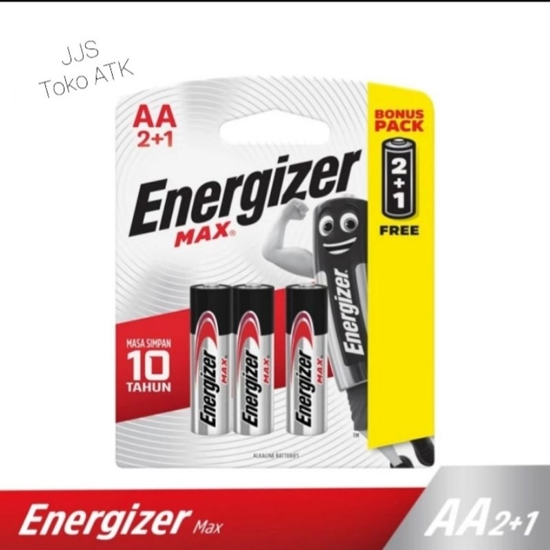 Jual Baterai Energizer Max AA / A2 Alkaline BP2+1 (isi 3) | Shopee ...