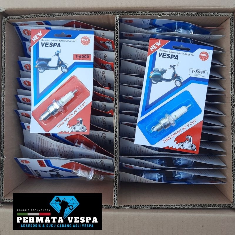 Jual Busi Vespa 2T Universal semua Vespa 2T/ Busi RX King/ Busi Fizz R ...