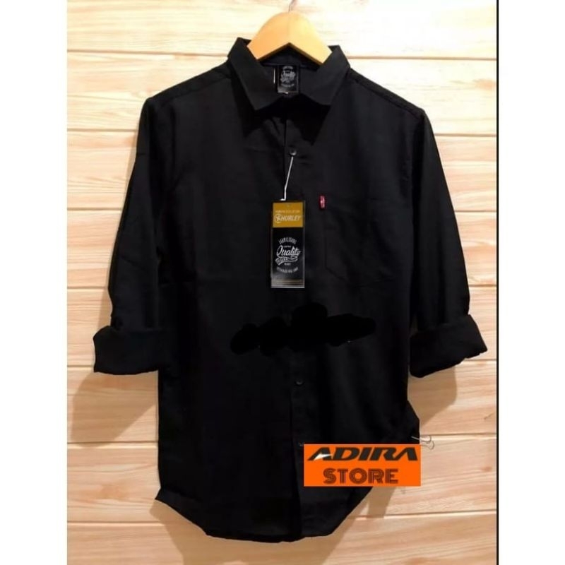 Jual PROMO KEMEJA PRIA DISTRO POLOS LENGAN PANJANG SLIMFIT KASUAL ...