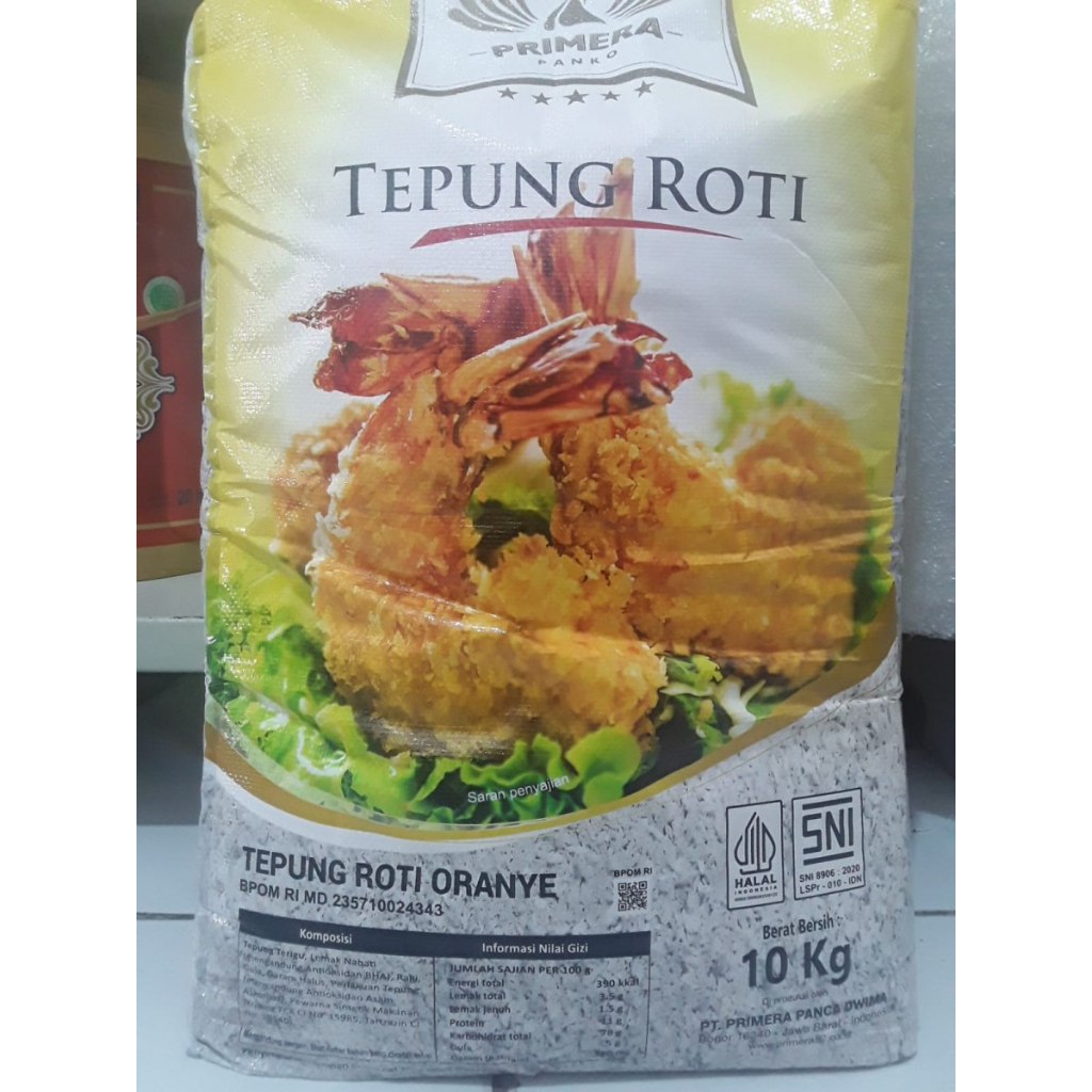 Jual Tepung Roti Primera Panco - Orange 10Kg | Shopee Indonesia