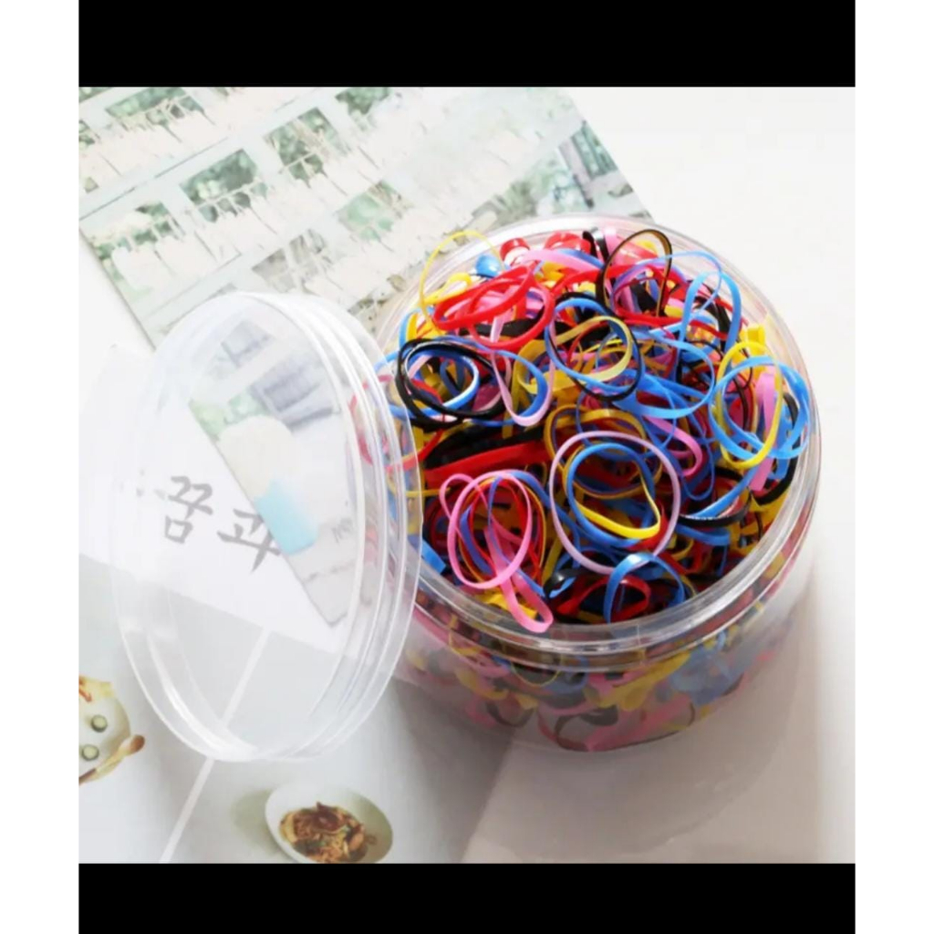 Jual KARET IKAT RAMBUT WARNA WARNI DAN HITAM | Shopee Indonesia