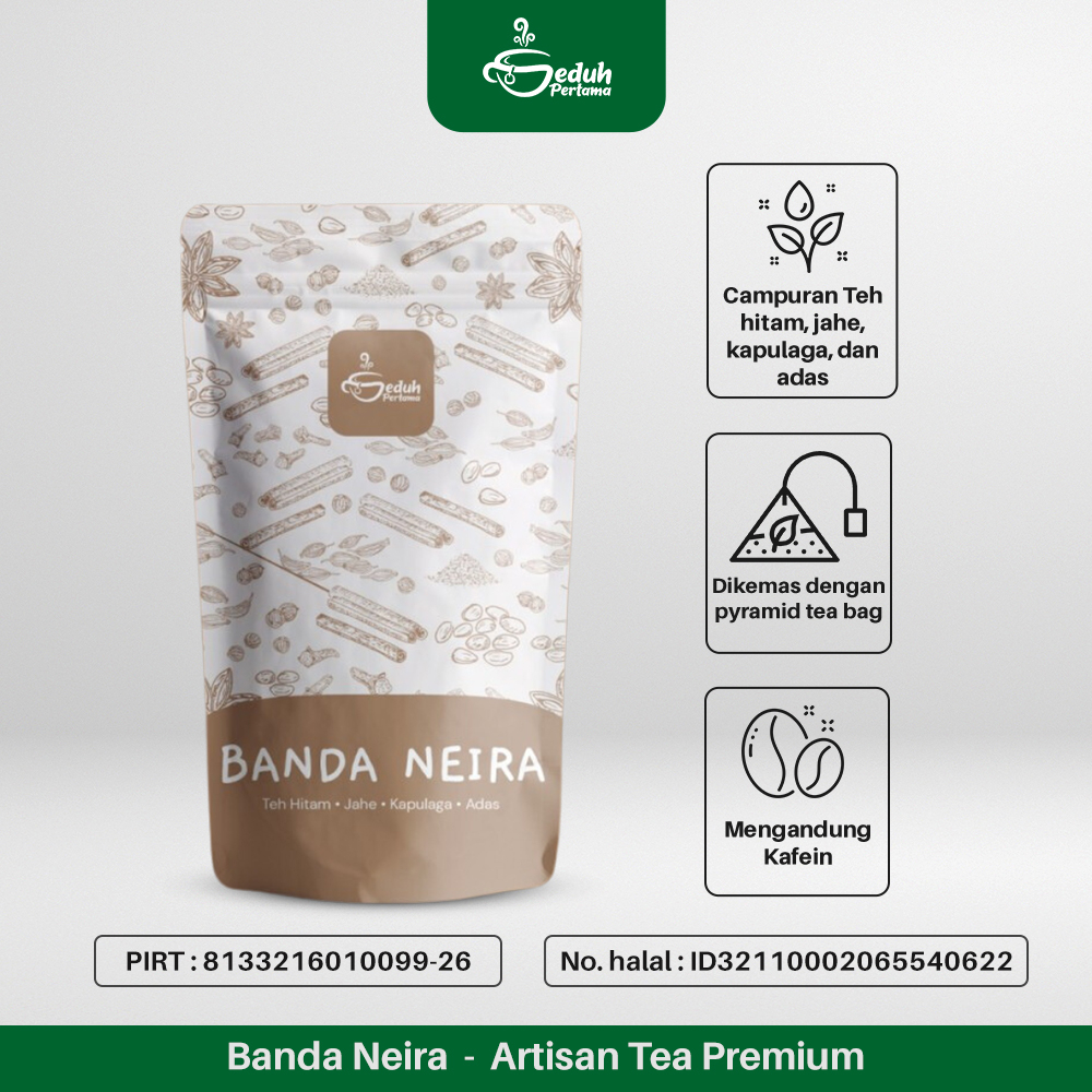 Jual Seduh Pertama Banda Neira | Artisan Tea Premium Teh Hitam, Jahe ...