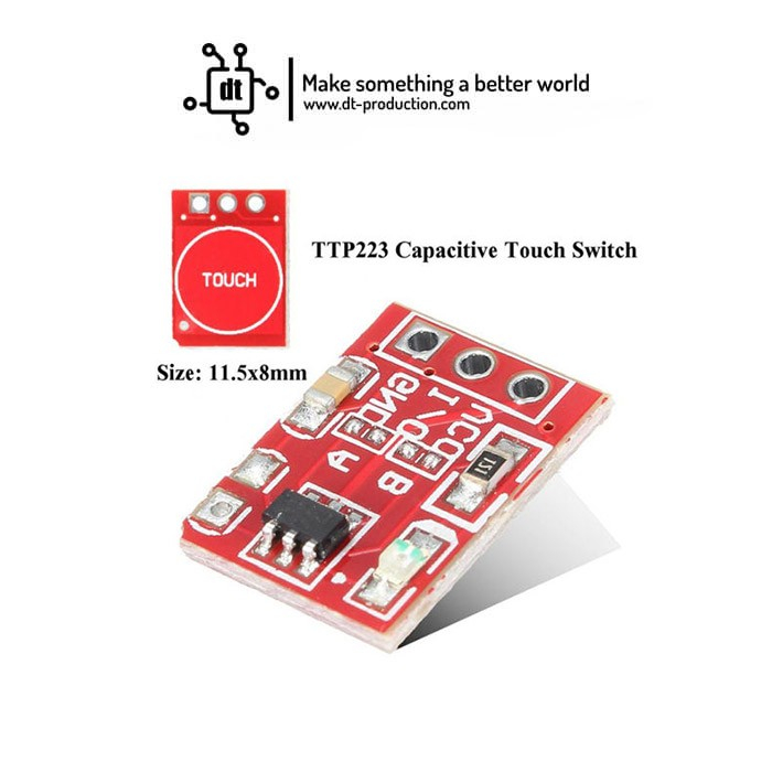 Jual Touch Sensor TTP223 Sensor Sentuh Arduino | Shopee Indonesia