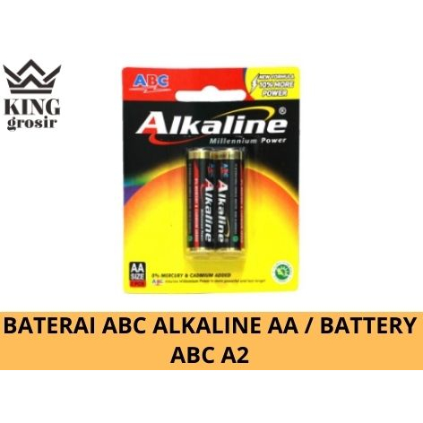 Jual Baterai ABC Alkaline AA / Battery ABC A2 | Shopee Indonesia