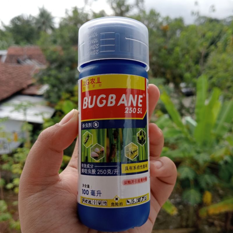 Jual BUGBANE INSEKTISIDA BASMI SEGALA HAMA WERENG THRIPS KUTU KEBUL DAN KUTU LAINNYA 100ML ...