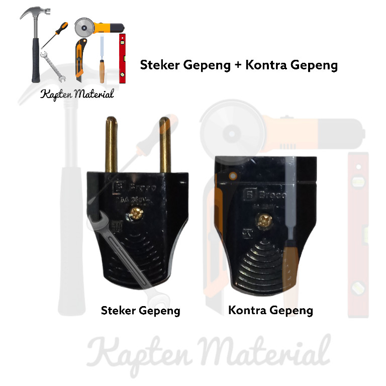 Jual Steker Broco Gepeng SNI | Kontra Steker Gepeng Broco | Colokan ...