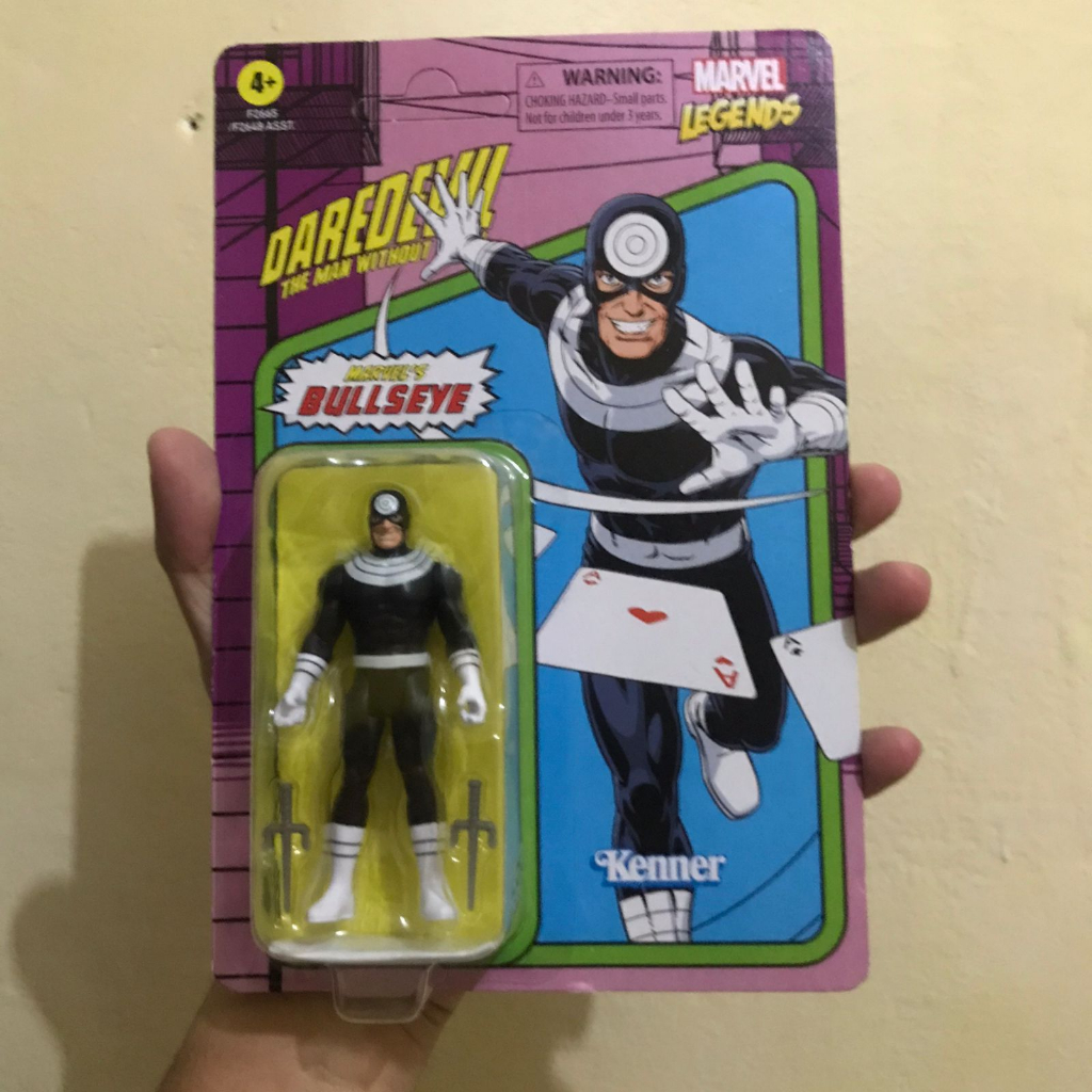 Jual marvel legends bulseye daredevil retro card hasbro kenner | Shopee ...