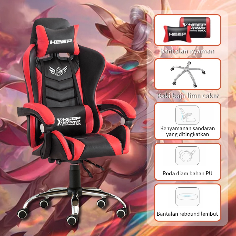 Jual Kursi Gaming Kursi Komputer Kursi Kantor Nyaman Kursi Santai Gamers Kursi Ergonomis ...