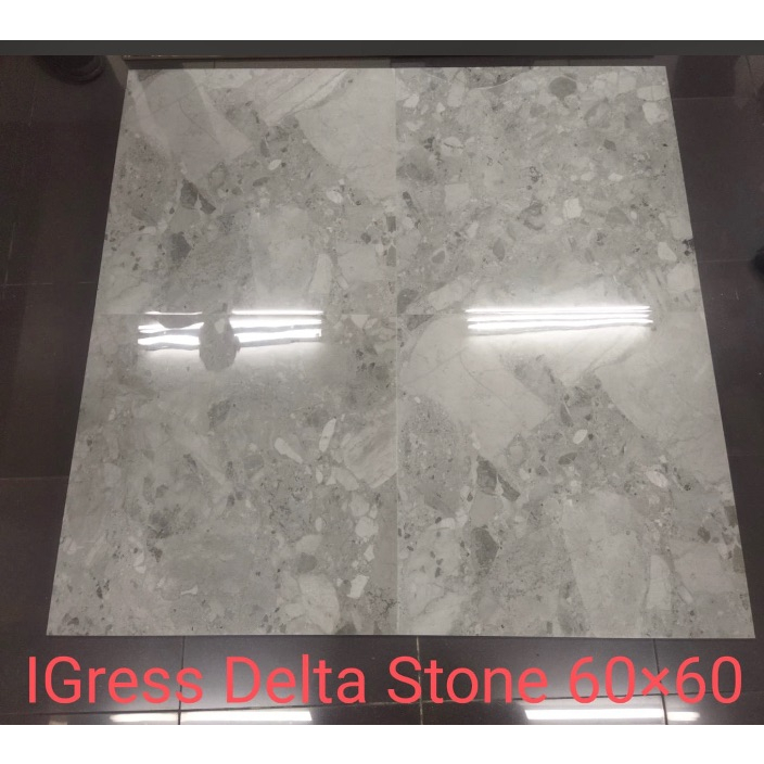 Jual Granit 60x60 Kilap IGRESS Delta Stone Motif Batu Kilap | Shopee ...
