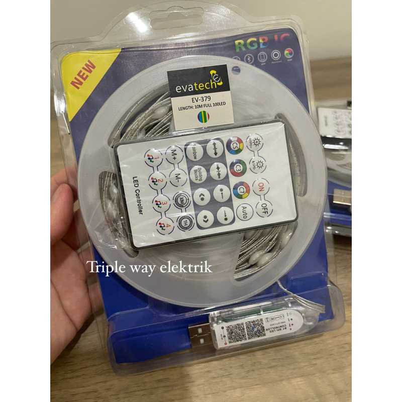 Jual LED strip 10m full RGB | Shopee Indonesia