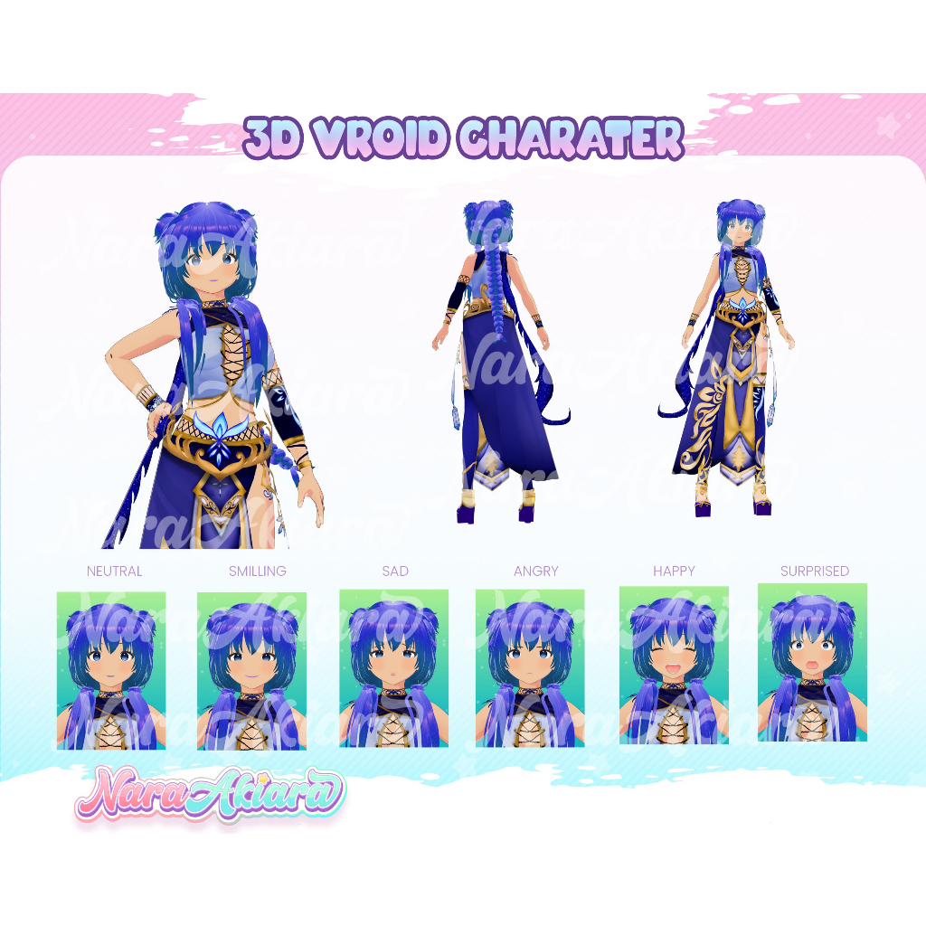 Jual Buat Streaming Anda Menjadi Unik dengan Karakter Vroid 3D Siap Digunakan, Produk Untuk ...
