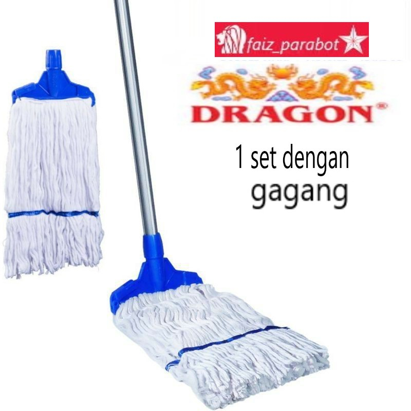 Jual Mop Pel Jepit Pita Dragon bisa isi ulang dengan lap biasa | Shopee ...