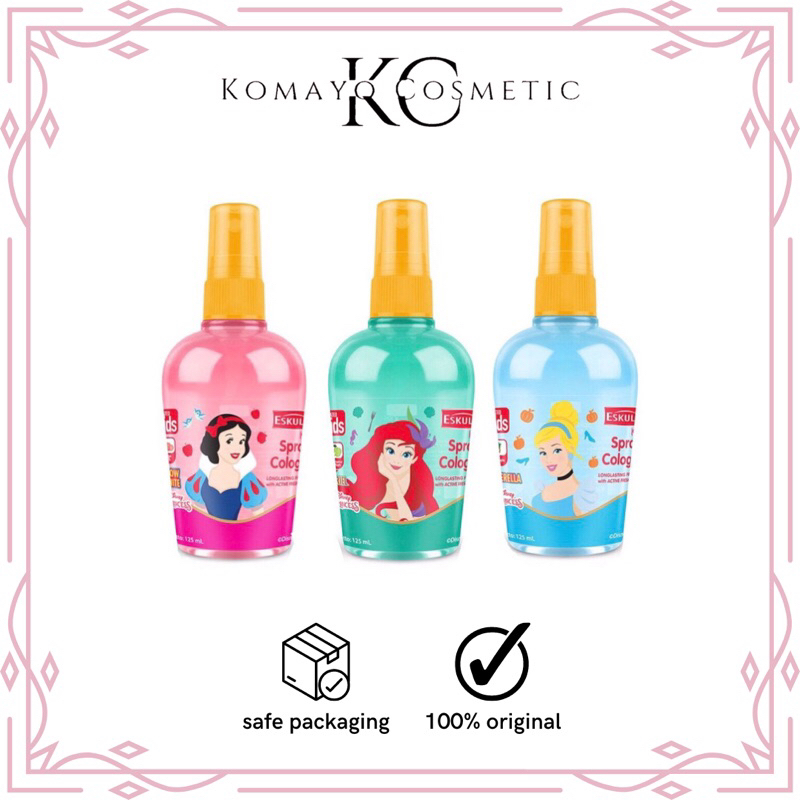 Jual Eskulin Kids Spray Cologne Disney Princess Series | Shopee Indonesia