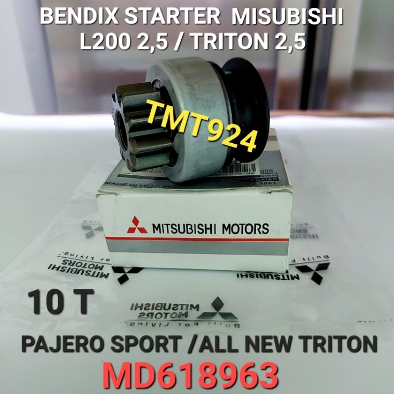 Jual BENDIX STARTER MITSUBISHI L200 2500CC/TRITON 2500CC PAJERO SPORT ...